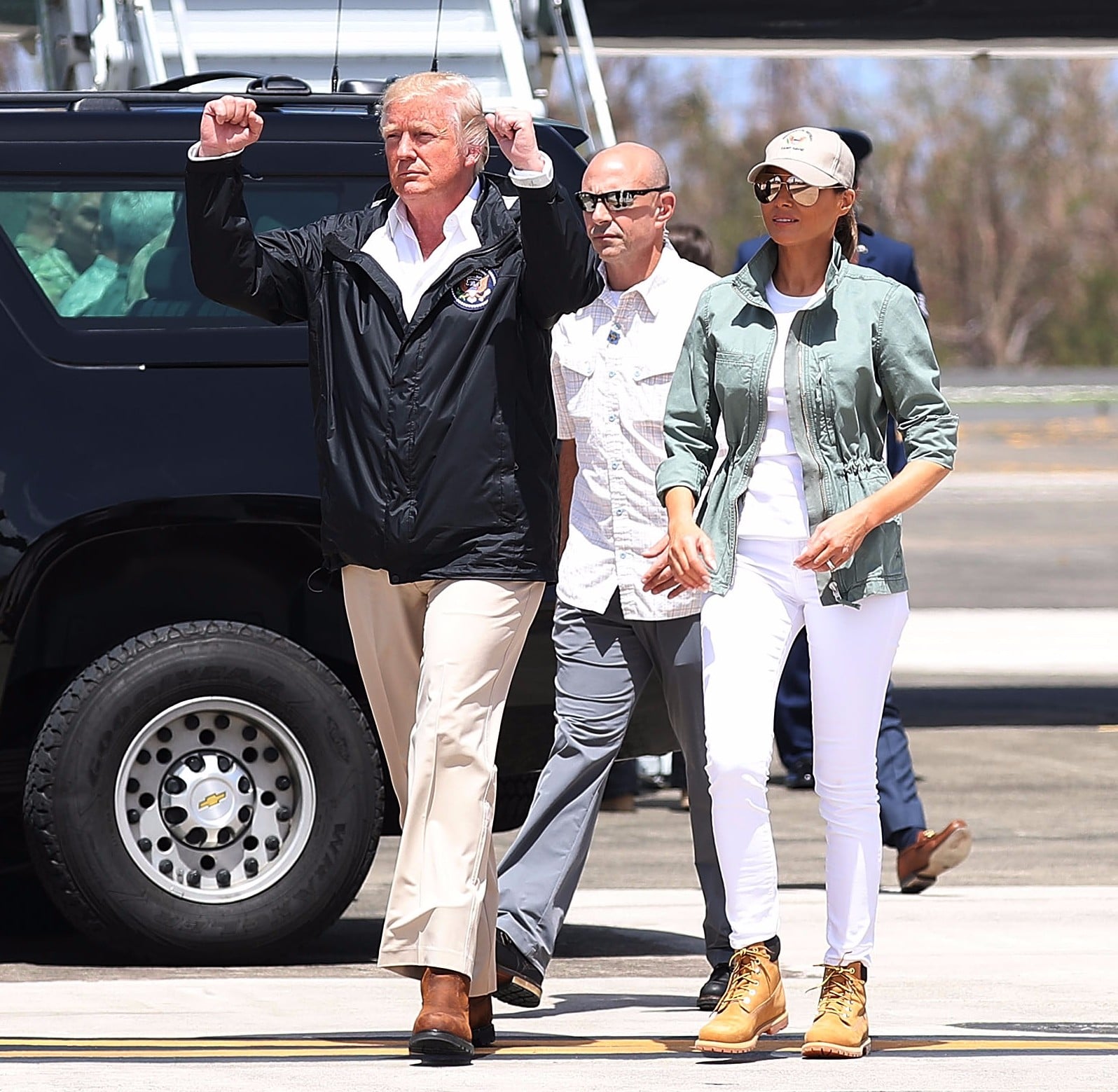Melania Trump Wearing Timberland Boots | PS Fashion