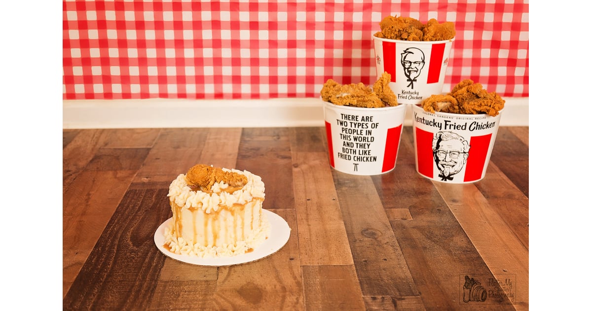 Cake Smash With KFC Theme | POPSUGAR Family Photo 8