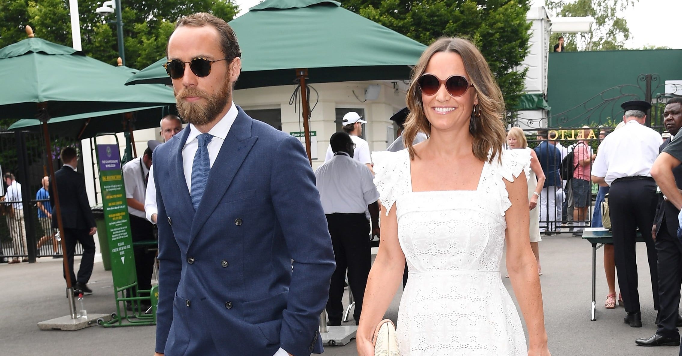 Pippa and James Middleton at Wimbledon July 2018 | PS Celebrity