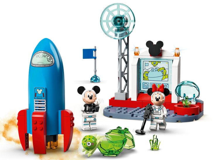 Lego Disney Mickey Mouse & Minnie Mouse's Space Rocket Set | The Best ...