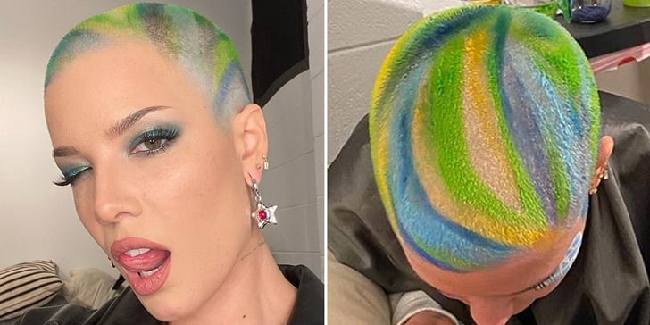 Halsey Reveals Her New Shaved Head in Funny TikTok Video | POPSUGAR ...