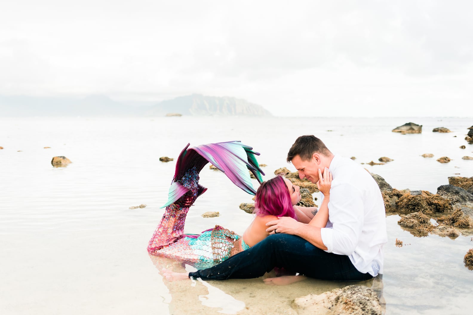A Couple's Sexy Mermaid-Themed Photo Shoot | POPSUGAR Love & Sex