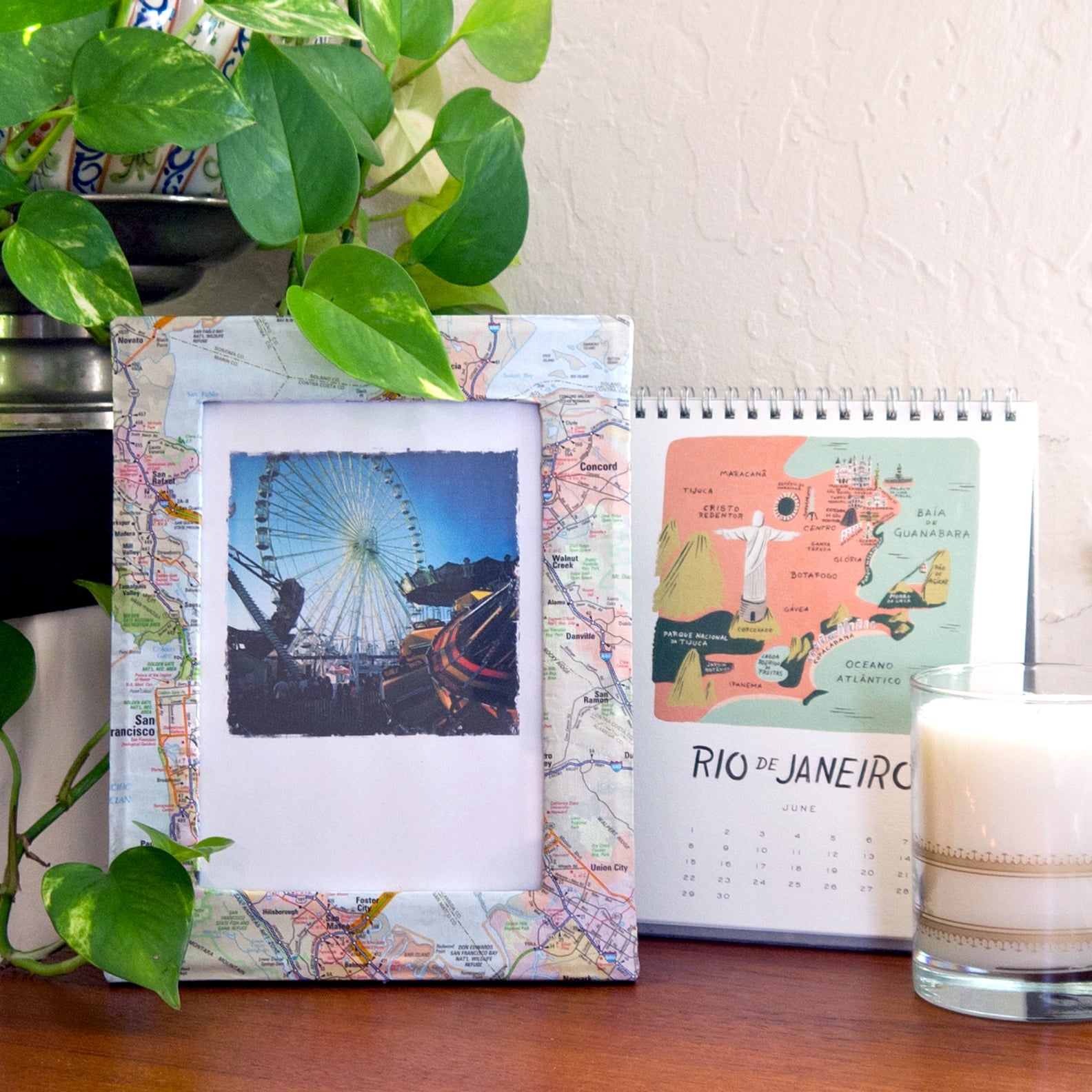 DIY Map Frame | PS Smart Living