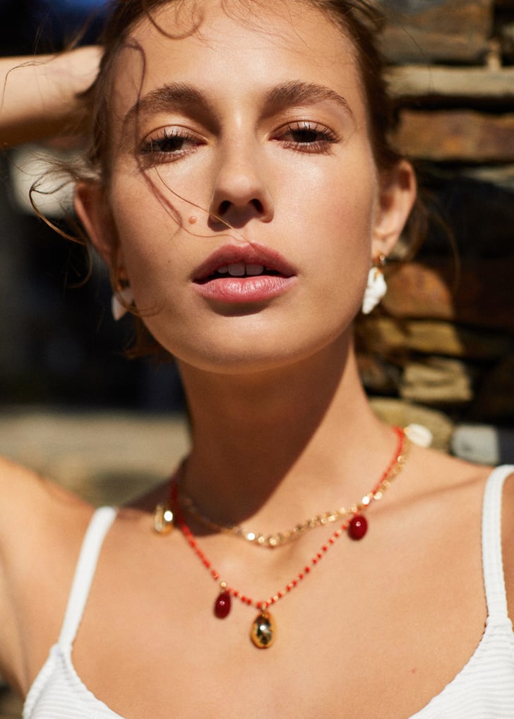 Mango Shells bead necklace | Jewellery Trends 2019 | POPSUGAR Fashion ...