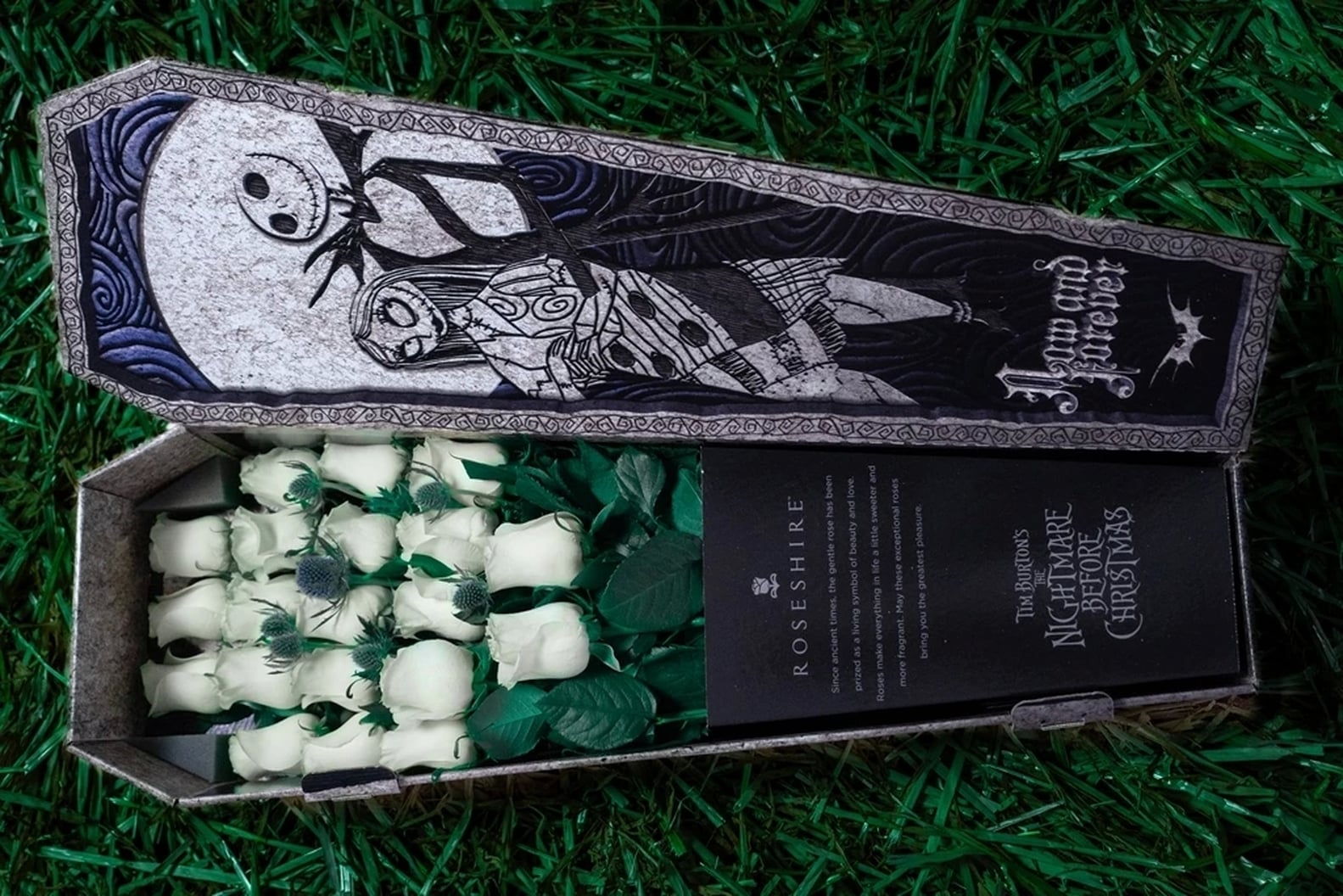 These Nightmare Before Christmas Flowers Come in a Coffin | PS Love