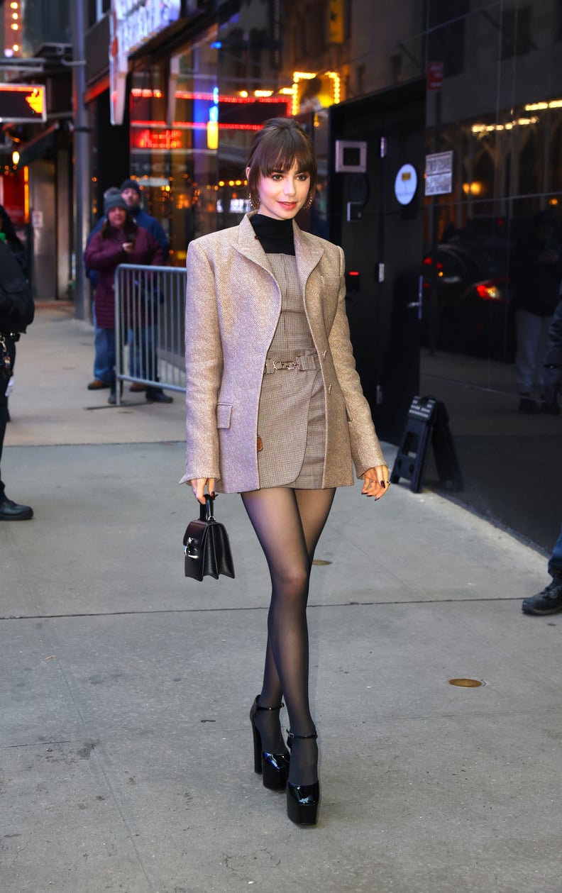 lilly collins winter