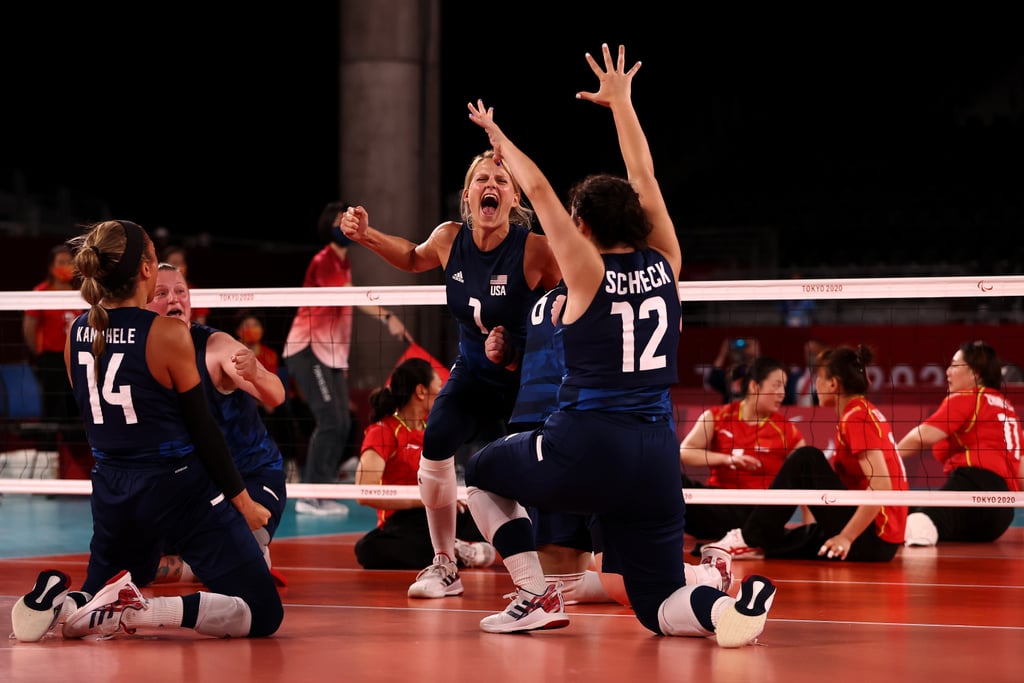 USA Women's Sitting Volleyball Team Wins Paralympic Gold | POPSUGAR Fitness