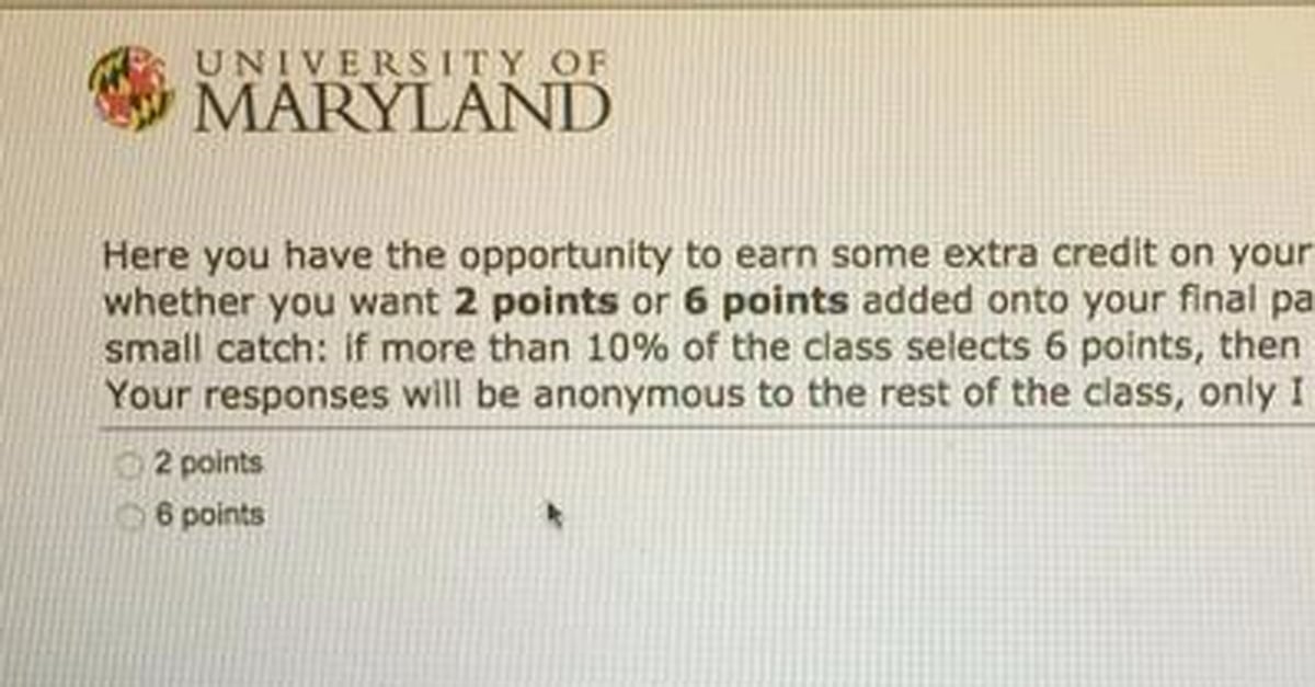 Professor's Extra Credit Question | PS Tech