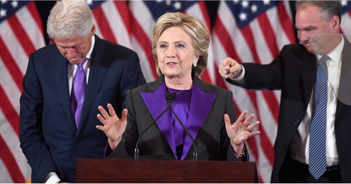 Hillary Clinton's Purple Blazer at Concession Speech 2016 | POPSUGAR ...