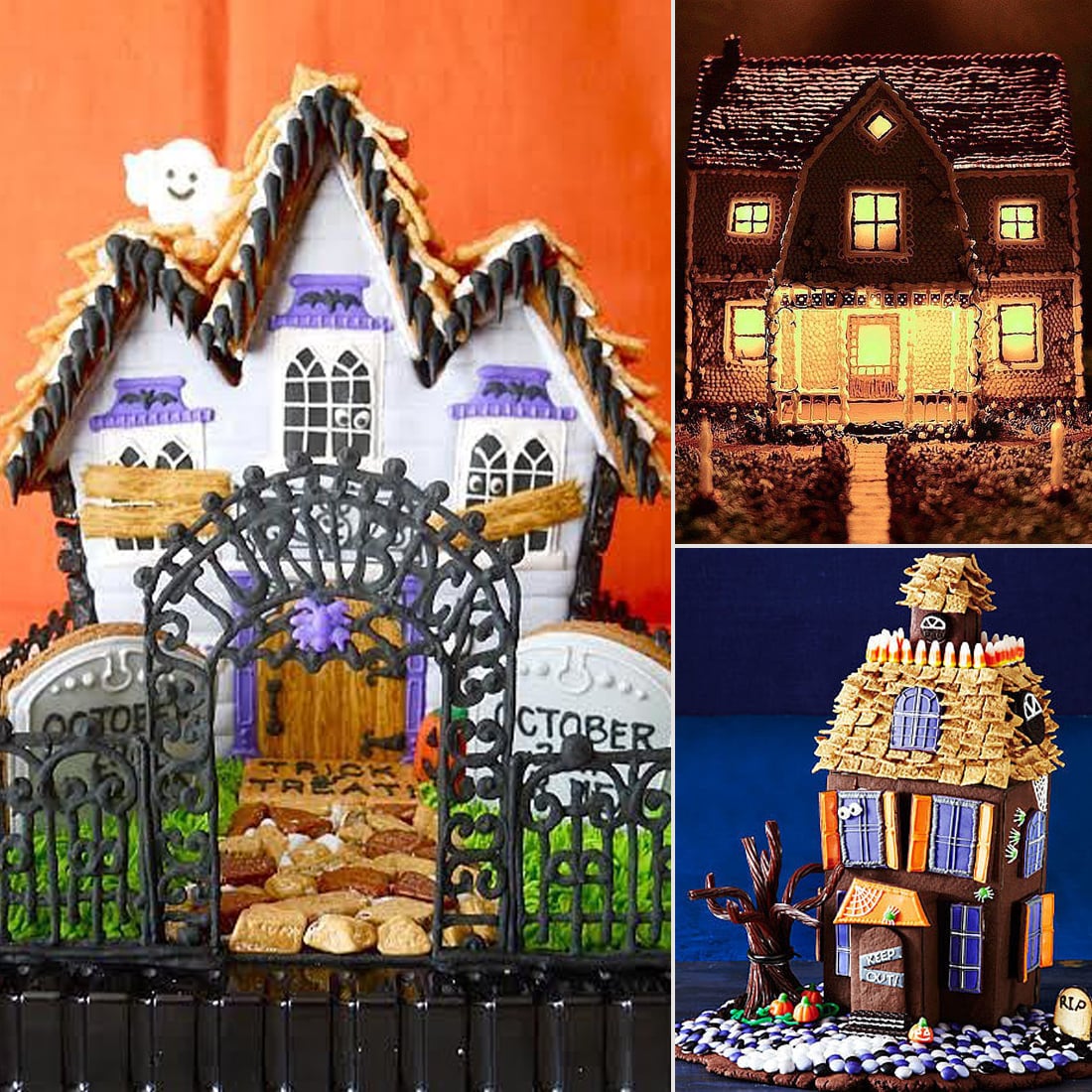 Haunted Gingerbread Houses | Halloween | PS Food