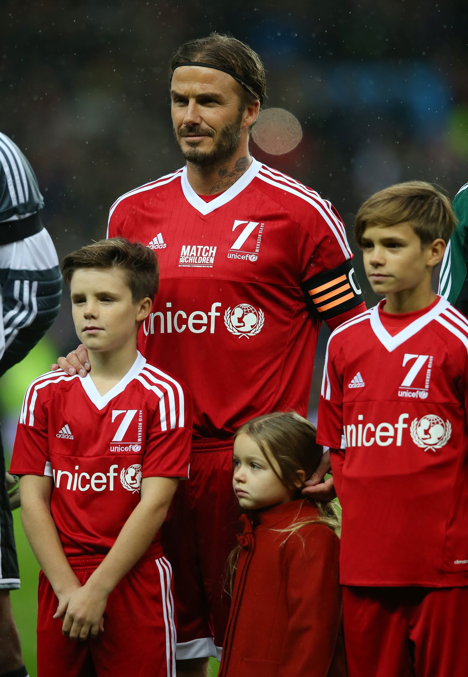 The Beckham Family at UNICEF Soccer Match November 2015 | PS Celebrity