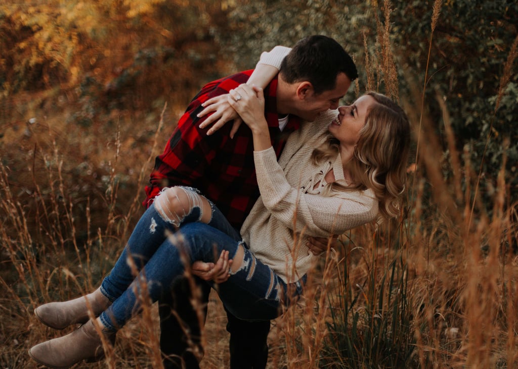Golden Sunset Engagement Shoot | POPSUGAR Love & Sex