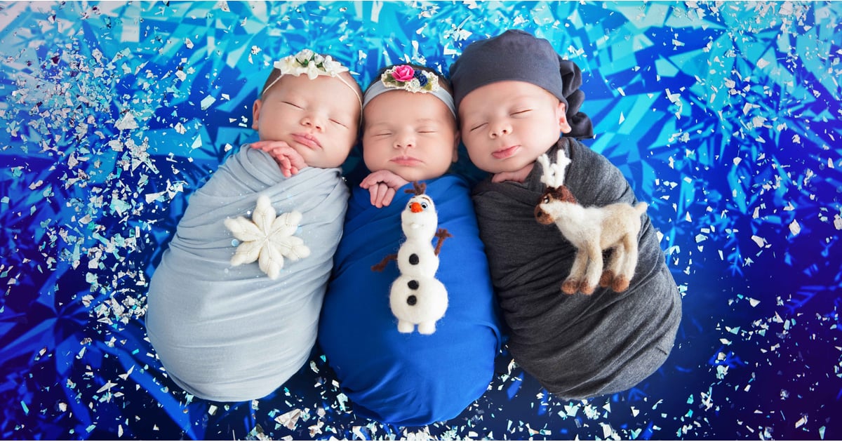 Frozen Newborn Photo Shoot | POPSUGAR Family
