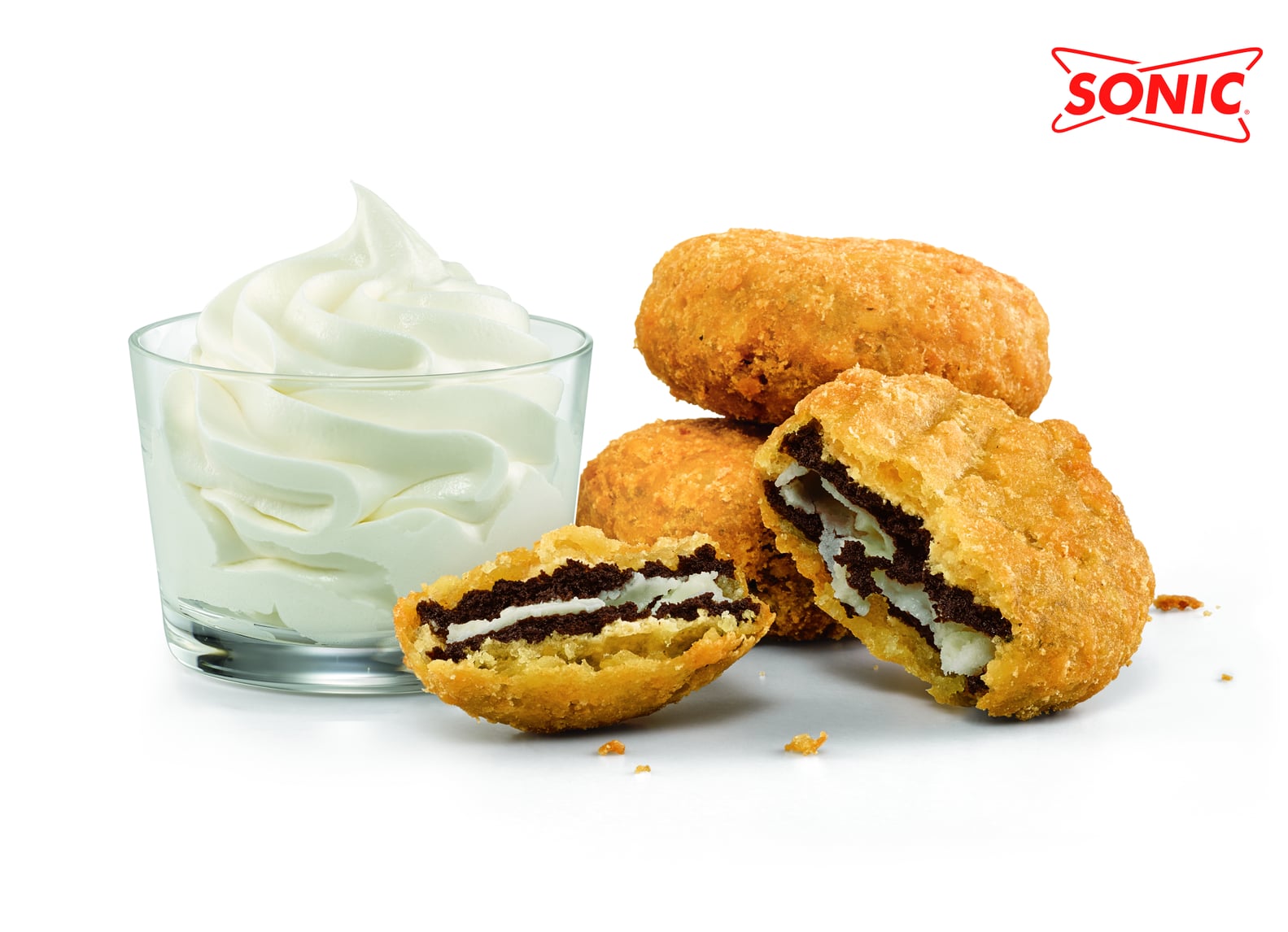 Sonic Drive-In Fried Oreo A La Mode | PS Food
