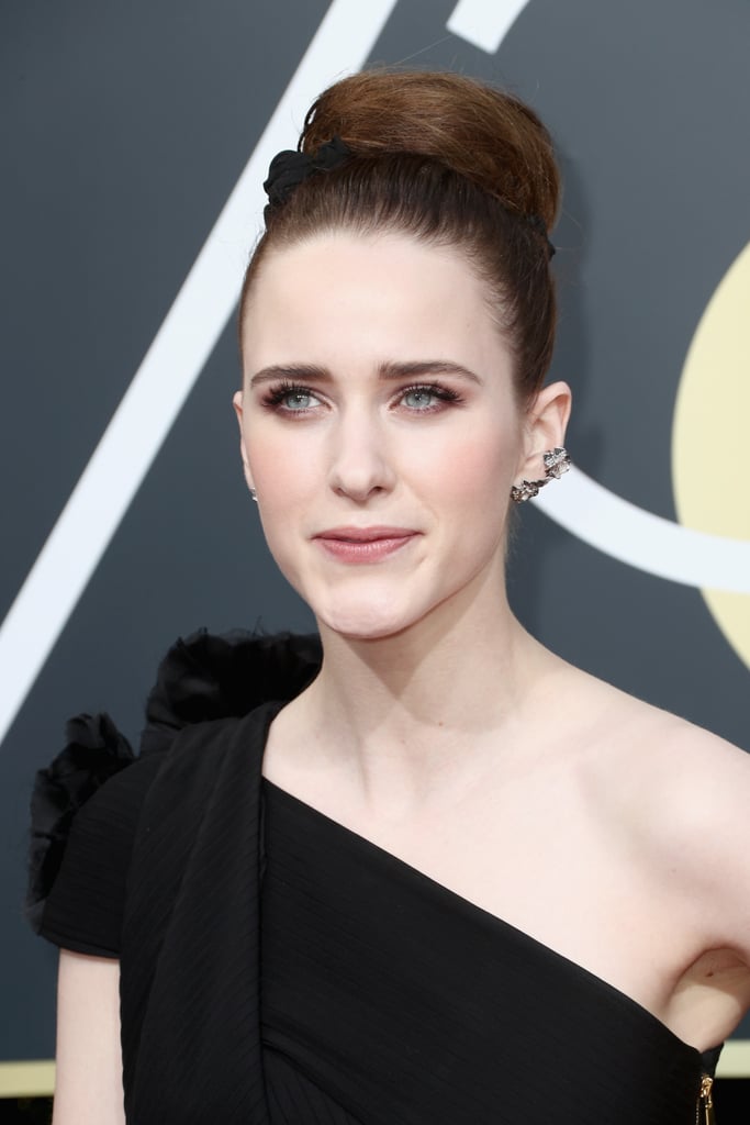 Rachel Brosnahan's Hair and Makeup 2018 Golden Globes | POPSUGAR Beauty