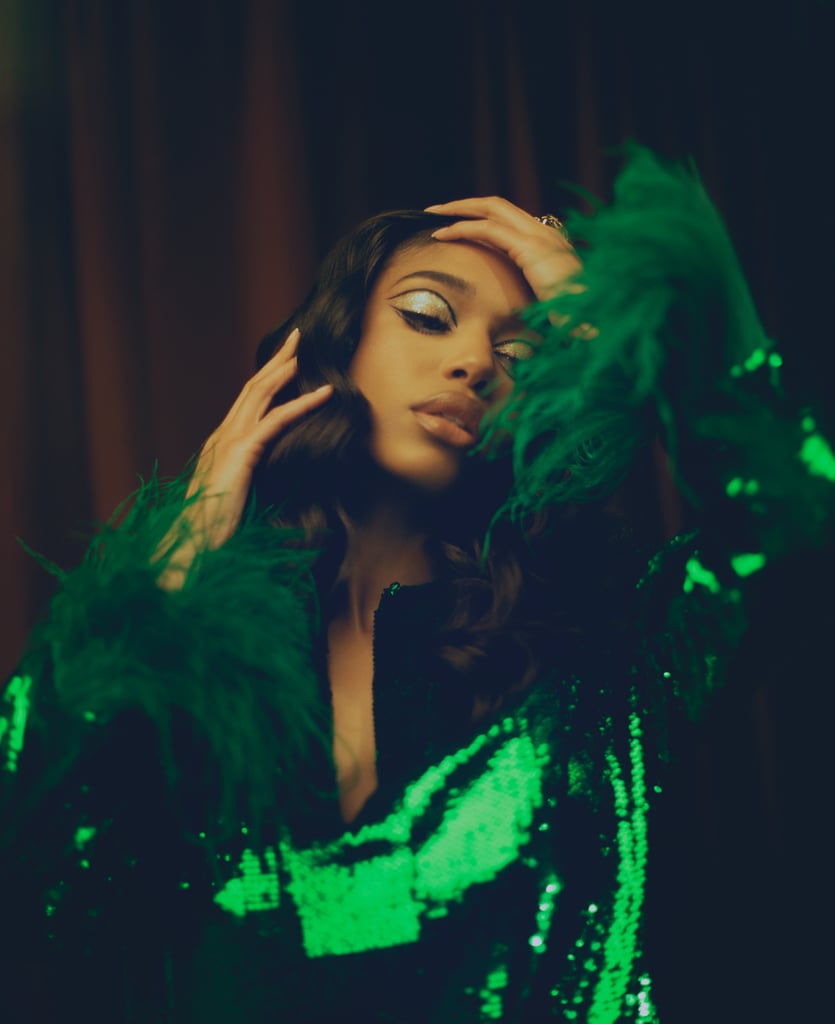 Lori Harvey Tries the "Banana" Eyeliner Makeup Trend | POPSUGAR Beauty