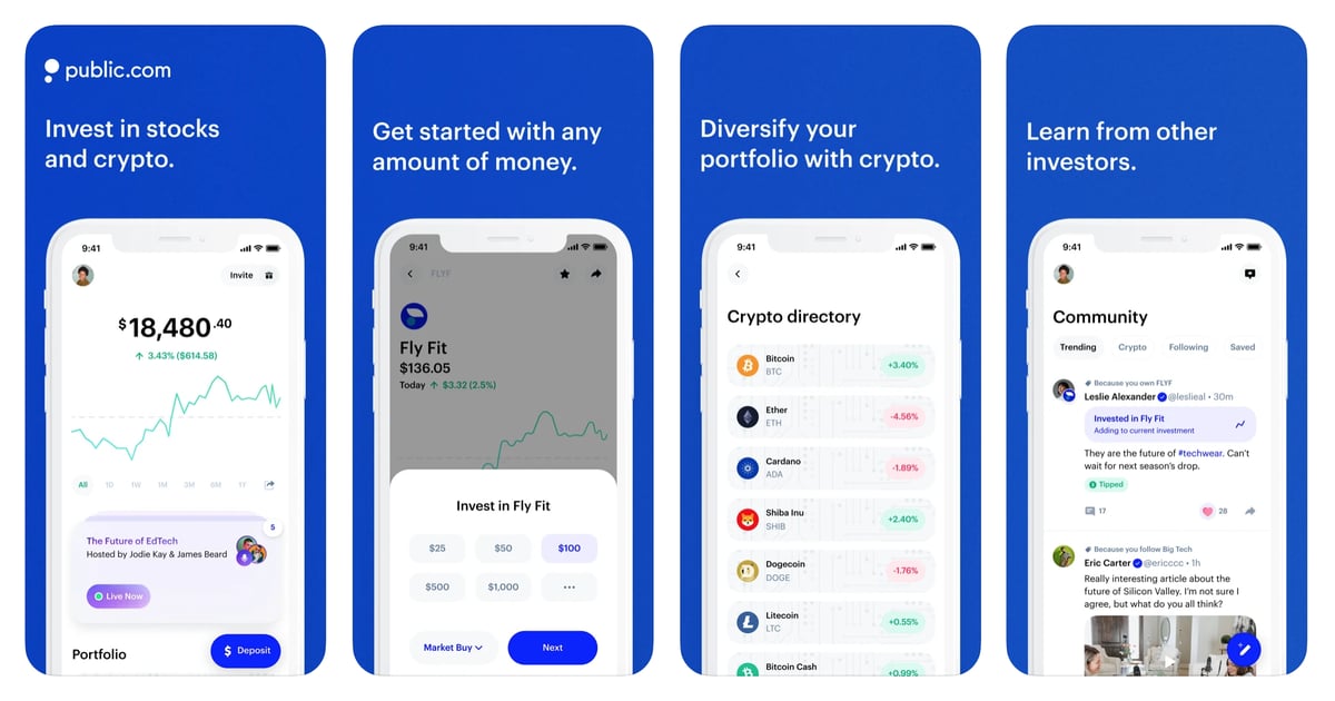 Best Investing App For Community: Public.com | 12 Best Investing Apps ...