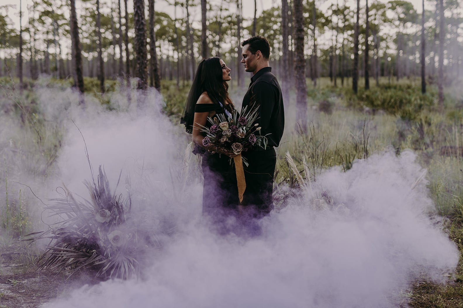 Witch-Inspired Halloween Wedding Shoot | PS Love