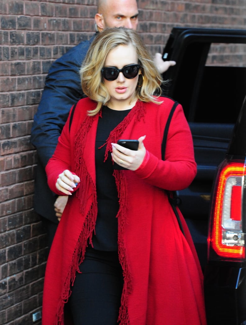 Adele Out in NYC After Her Album Release | POPSUGAR Celebrity