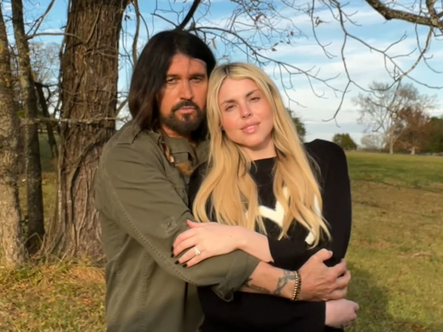 Billy Ray Cyrus Confirms Engagement to Singer Firerose | POPSUGAR Celebrity