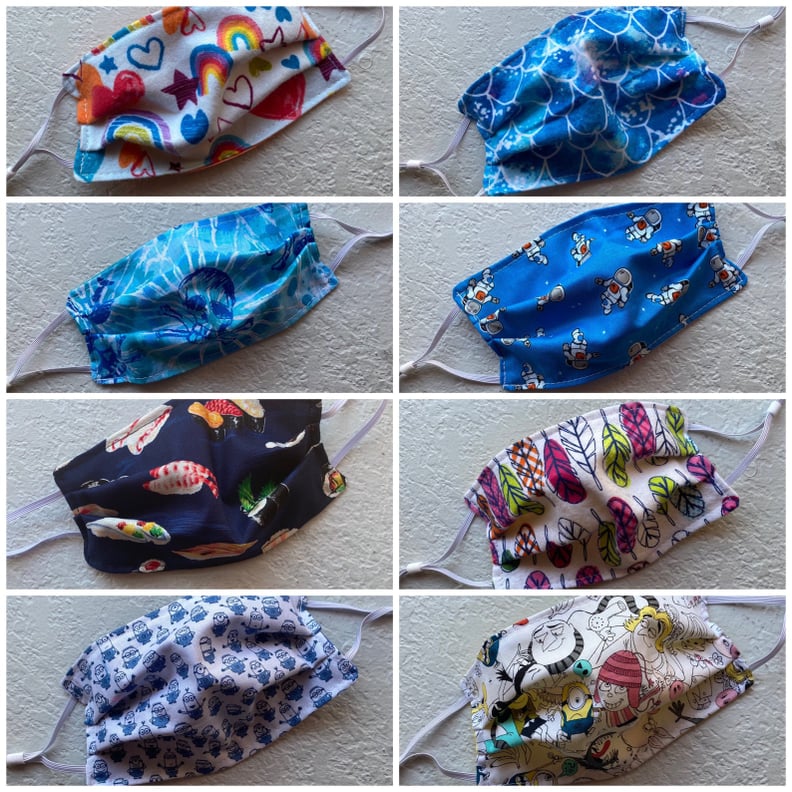 30 Kids Face Masks With Adjustable Straps | PS Family