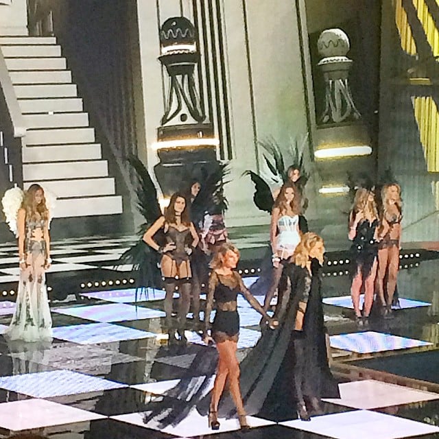 Taylor And Karlie Victorias Secret Fashion Show 2014 Angel Plane