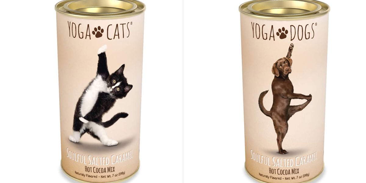 These Yoga Cat and Dog Hot Cocoa Mixes Make the Best Gift | PS Food