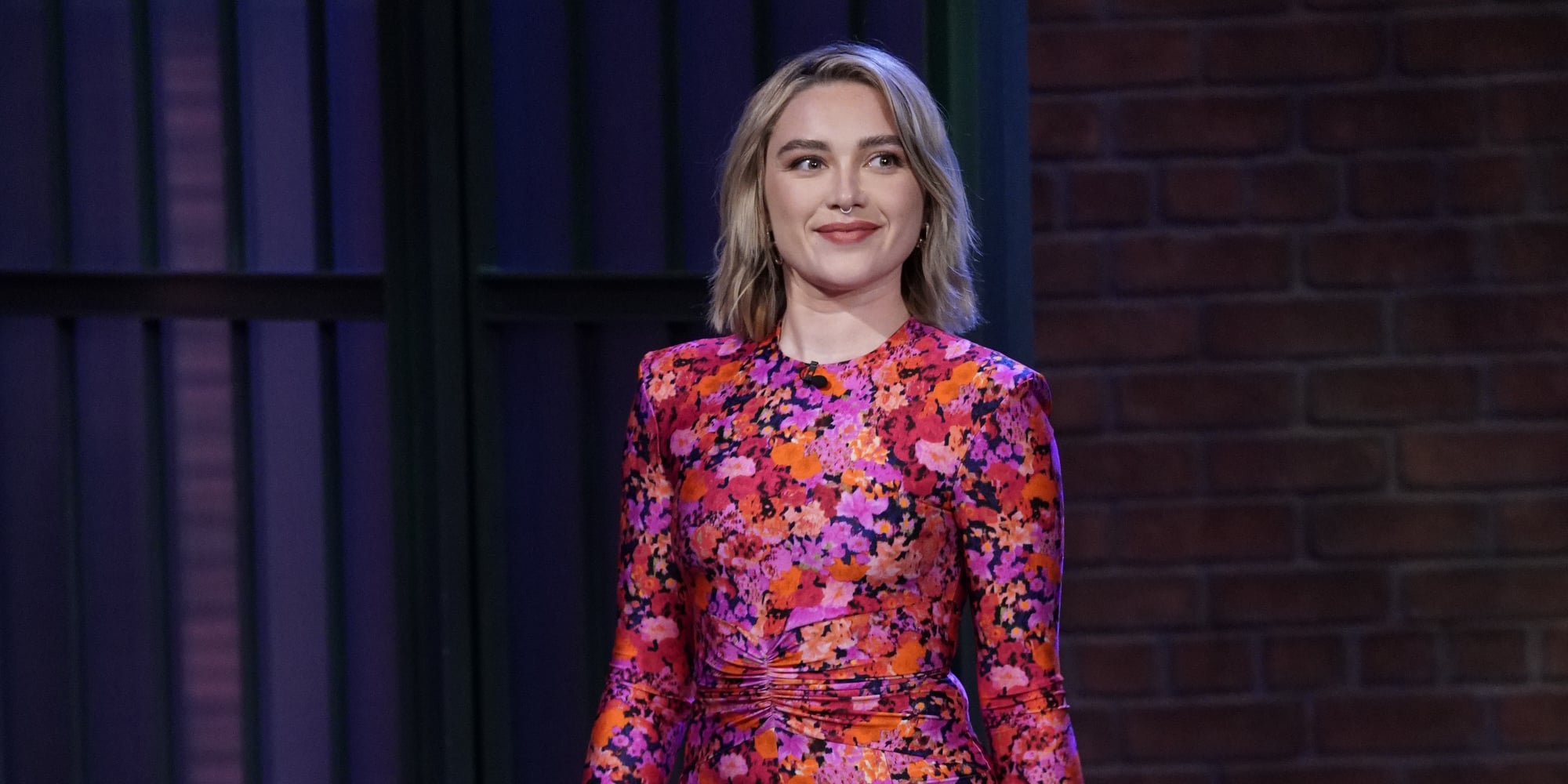 Florence Pugh Wears Mismatched Boots and Micro Mini Skirt | PS UK Fashion