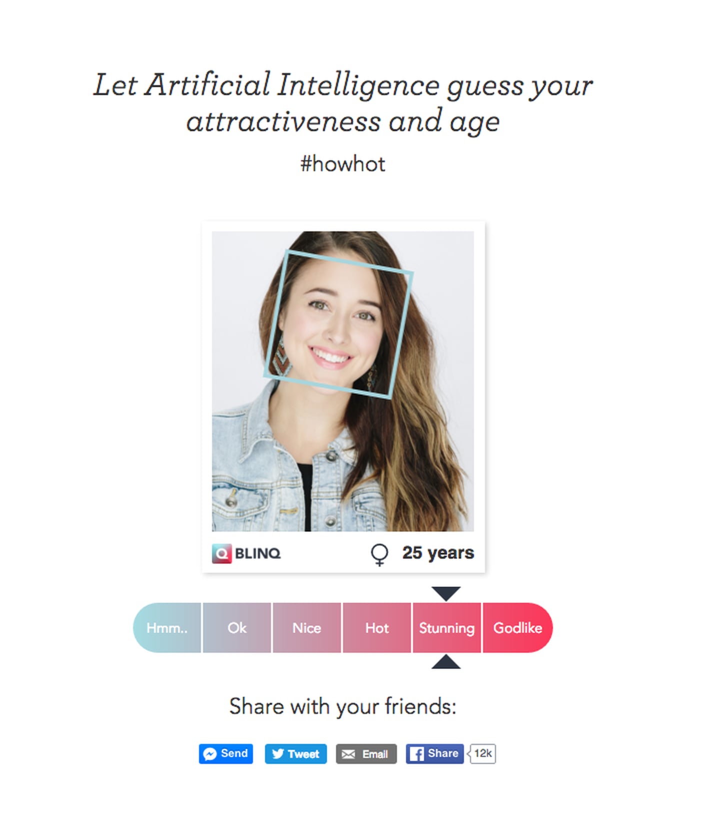 Artificial Intelligence Beauty Ranking Tool | PS Tech