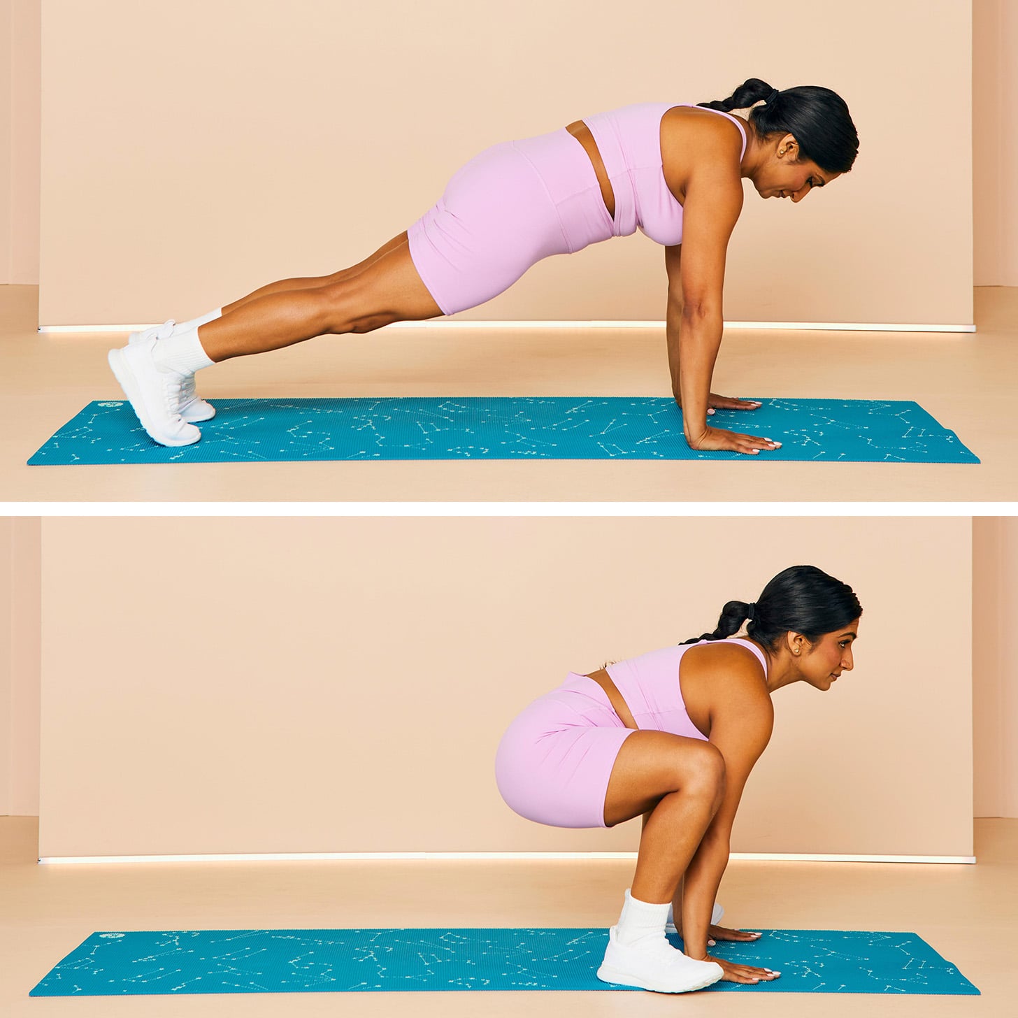 frog jumping exercise