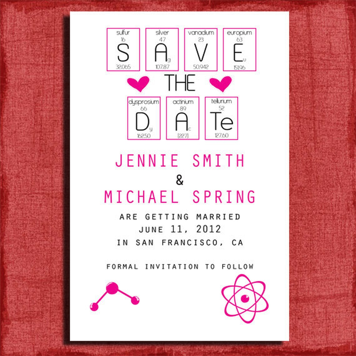 Geeky Wedding Invitations | PS Tech