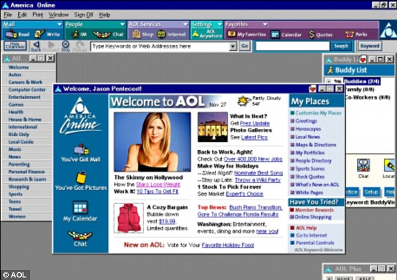AOL in the '90s | PS Tech