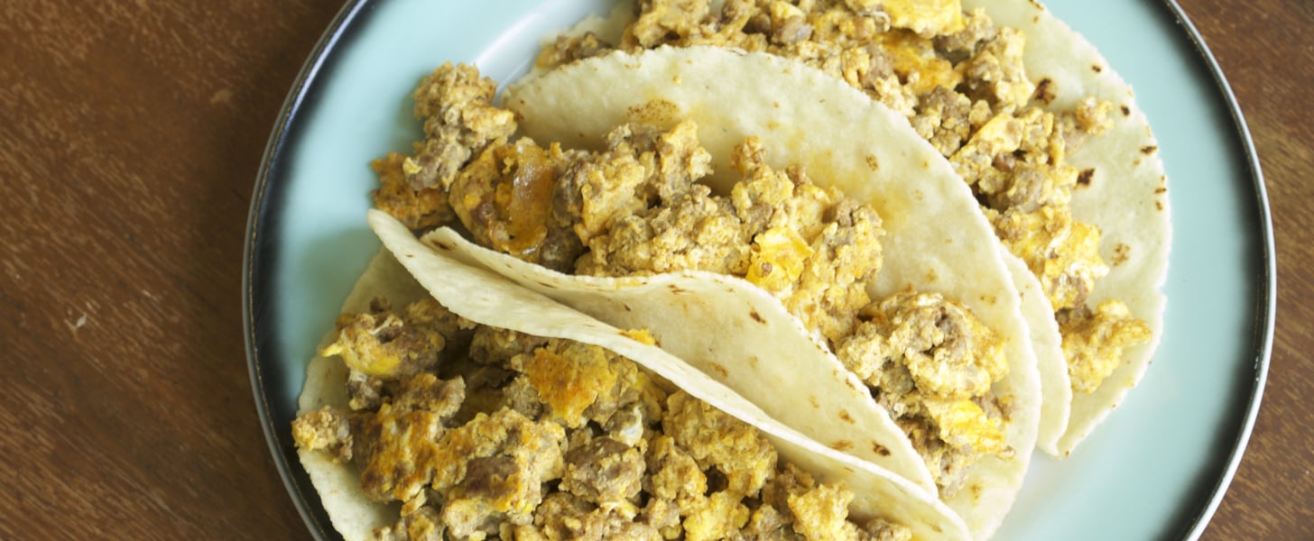 Chorizo Con Huevos Tacos Recipe | PS Latina