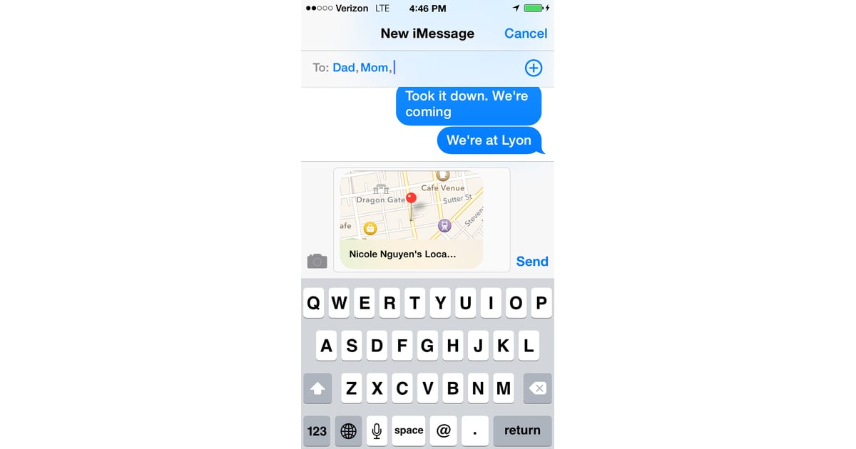Send a precise location. | Texting Tips | POPSUGAR Tech Photo 5