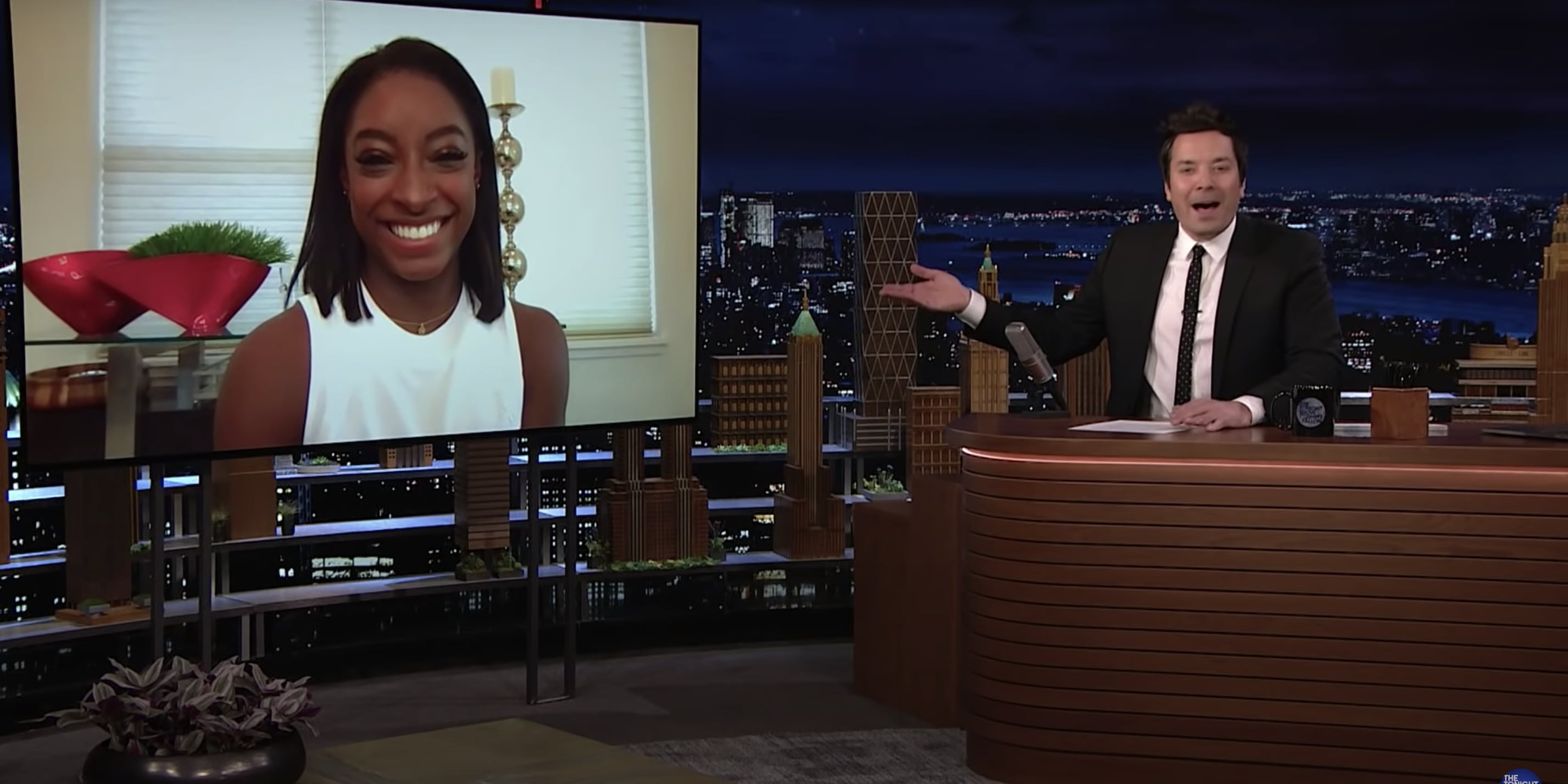 Watch Simone Biles on Jimmy Fallon 2021 | PS Fitness