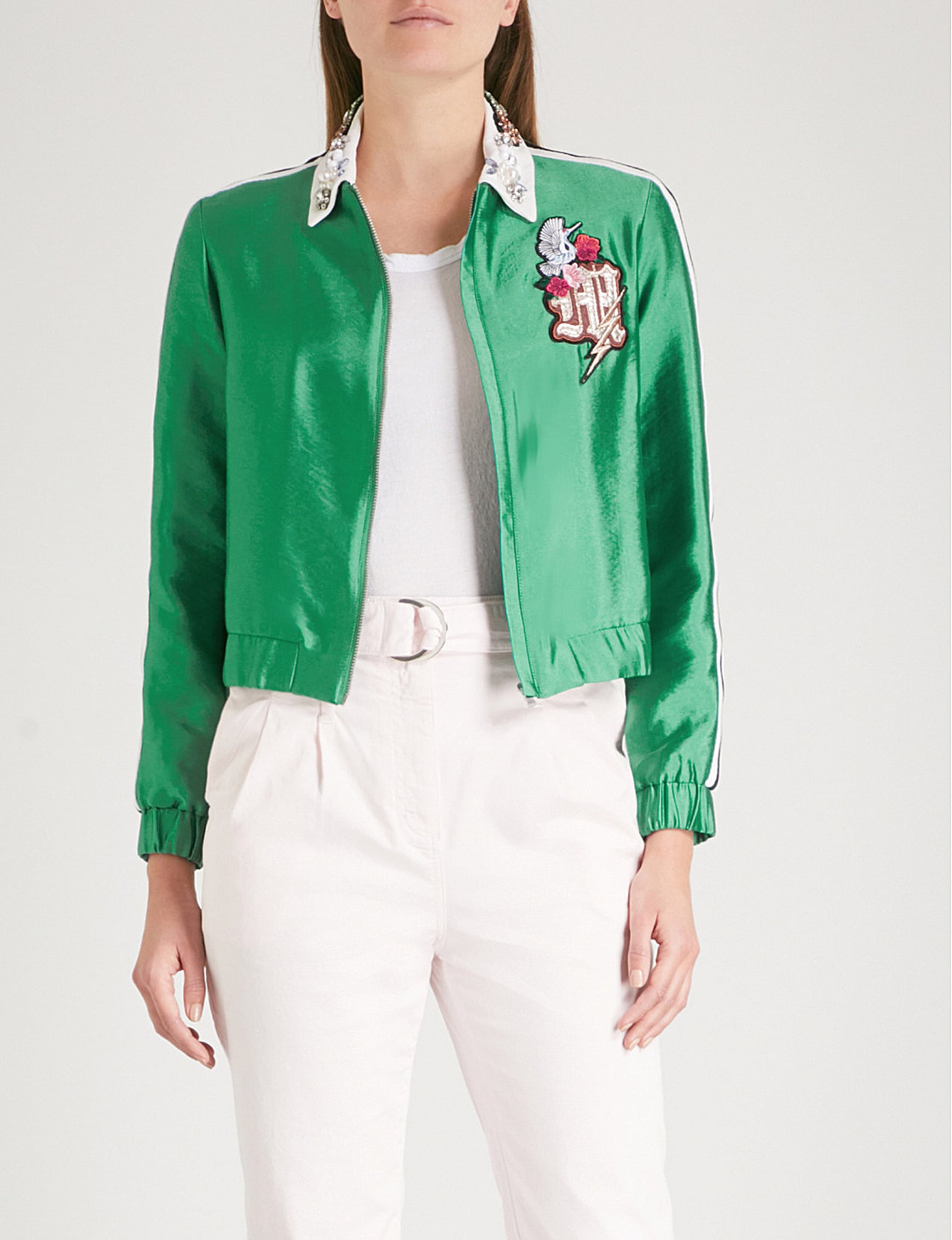 Kim Kardashian's Teal Jacket | PS Fashion