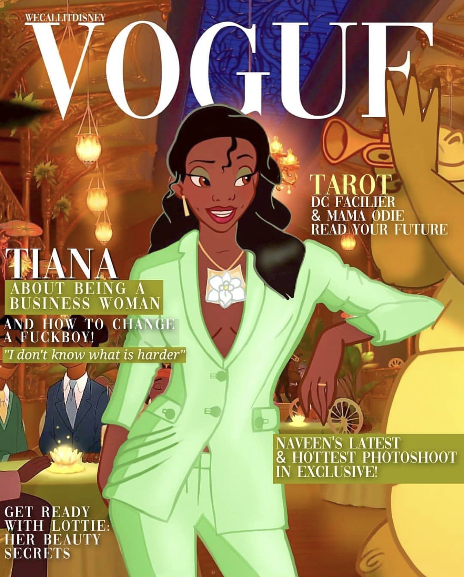 This Artist Gave Disney Princesses Their Own Vogue Covers | PS Smart Living