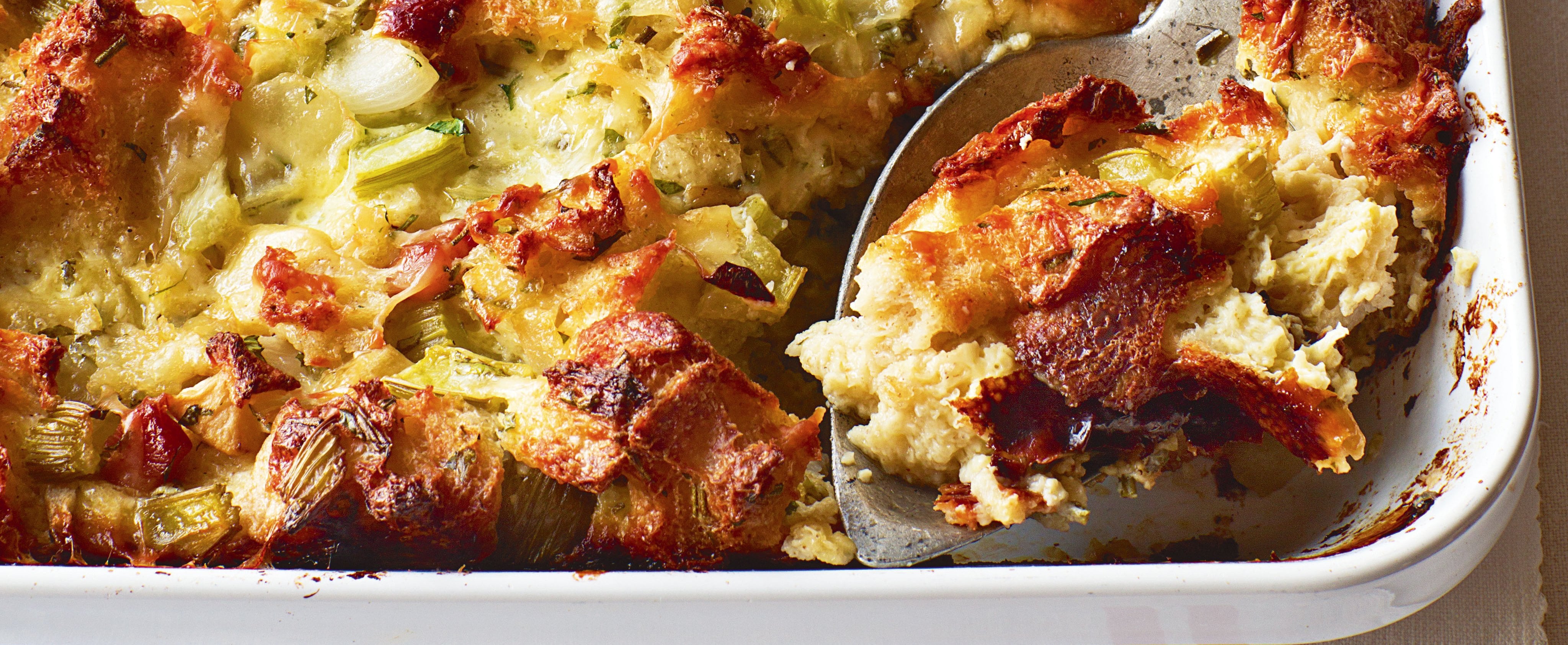 Ina Garten's Herb and Apple Bread Pudding Recipe | PS Food