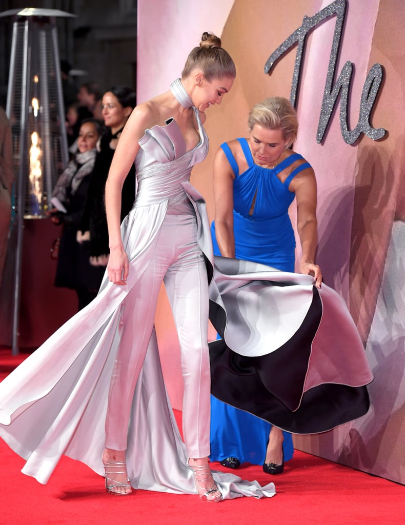 Gigi Hadid and Yolanda Hadid at the British Fashion Awards | POPSUGAR ...