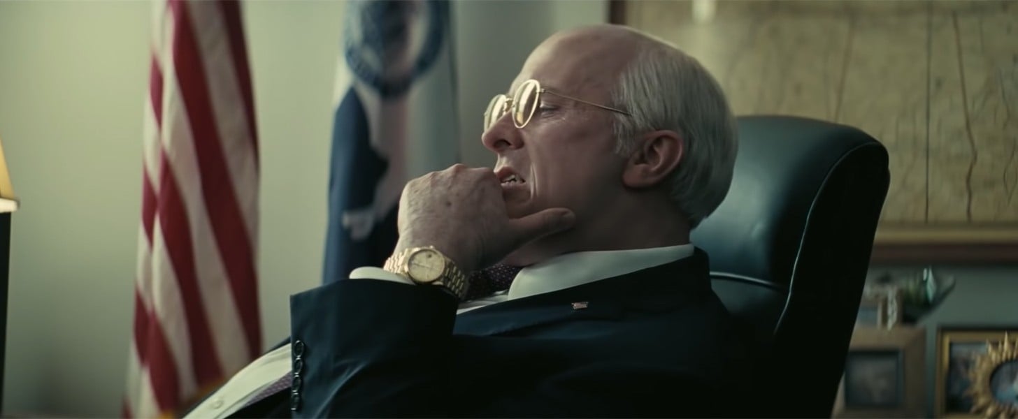 Christian Bale as Dick Cheney in the Vice Movie Trailer | PS Entertainment
