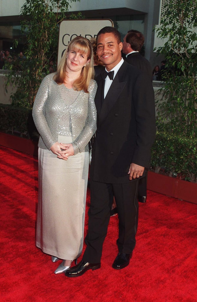 Sara Kapfer and Cuba Gooding Jr. | Celebrity Couples at the 1997 Golden ...