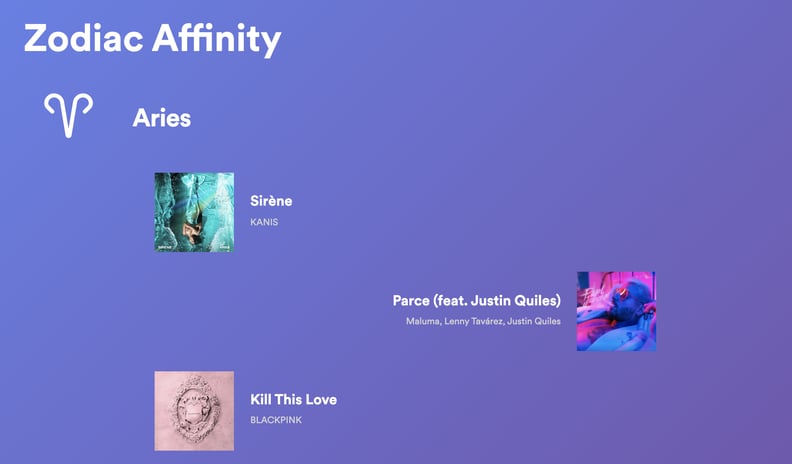 What Is Zodiac Affinity on Spotify? | POPSUGAR Tech