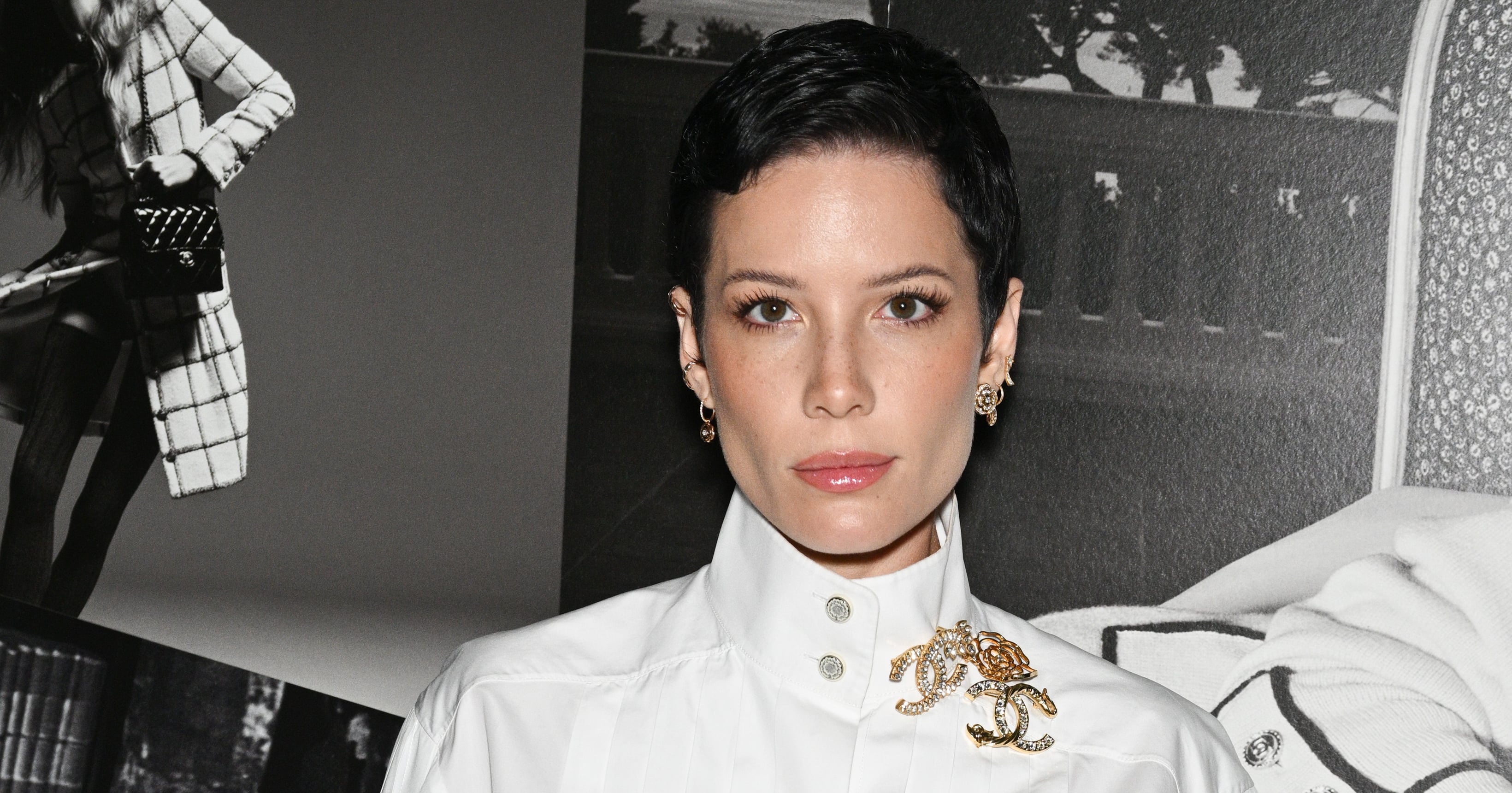 Halsey Wears Black Thong and Sheer Skirt to PFW | PS UK Style