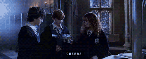 Harry Potter Cheering Gif