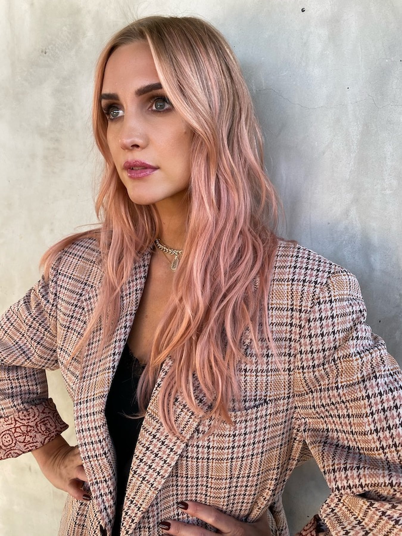Ashlee Simpson "Pumpkin" Pink Hair Color | PS Beauty