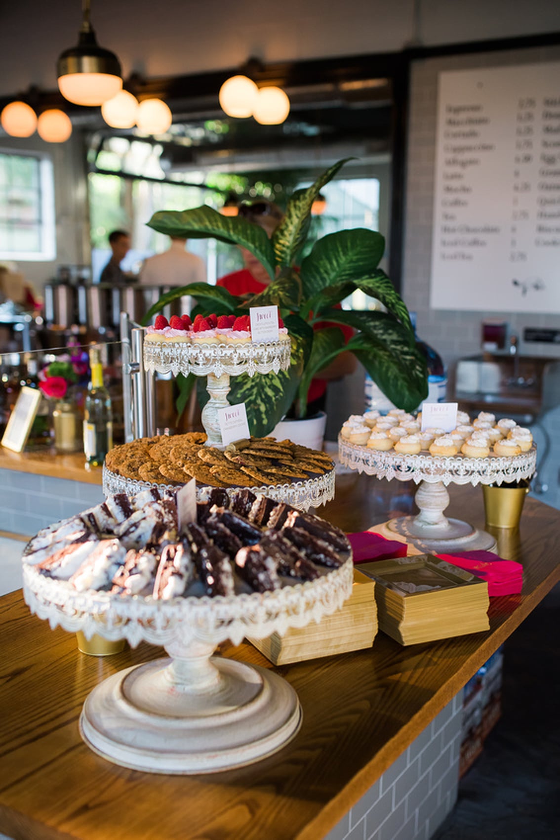 Coffee Shop Wedding Reception | PS Love