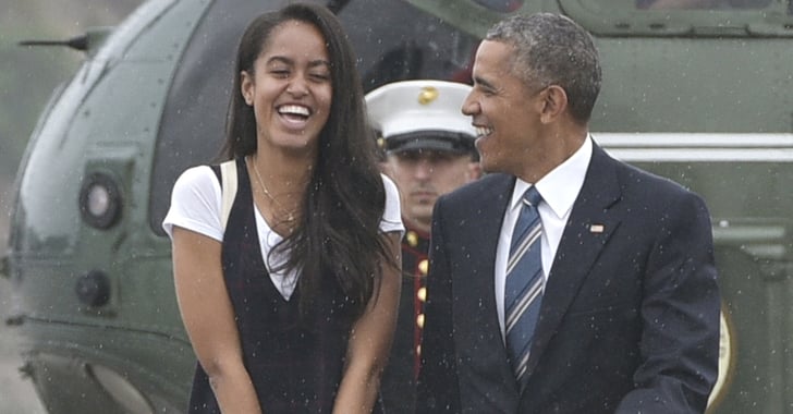 Malia Obama in Plaid Dress and Ankle Boots | April 2016 | POPSUGAR Fashion