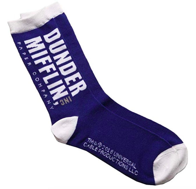 Dunder Mifflin Socks | The Office Stocking Stuffers | POPSUGAR ...
