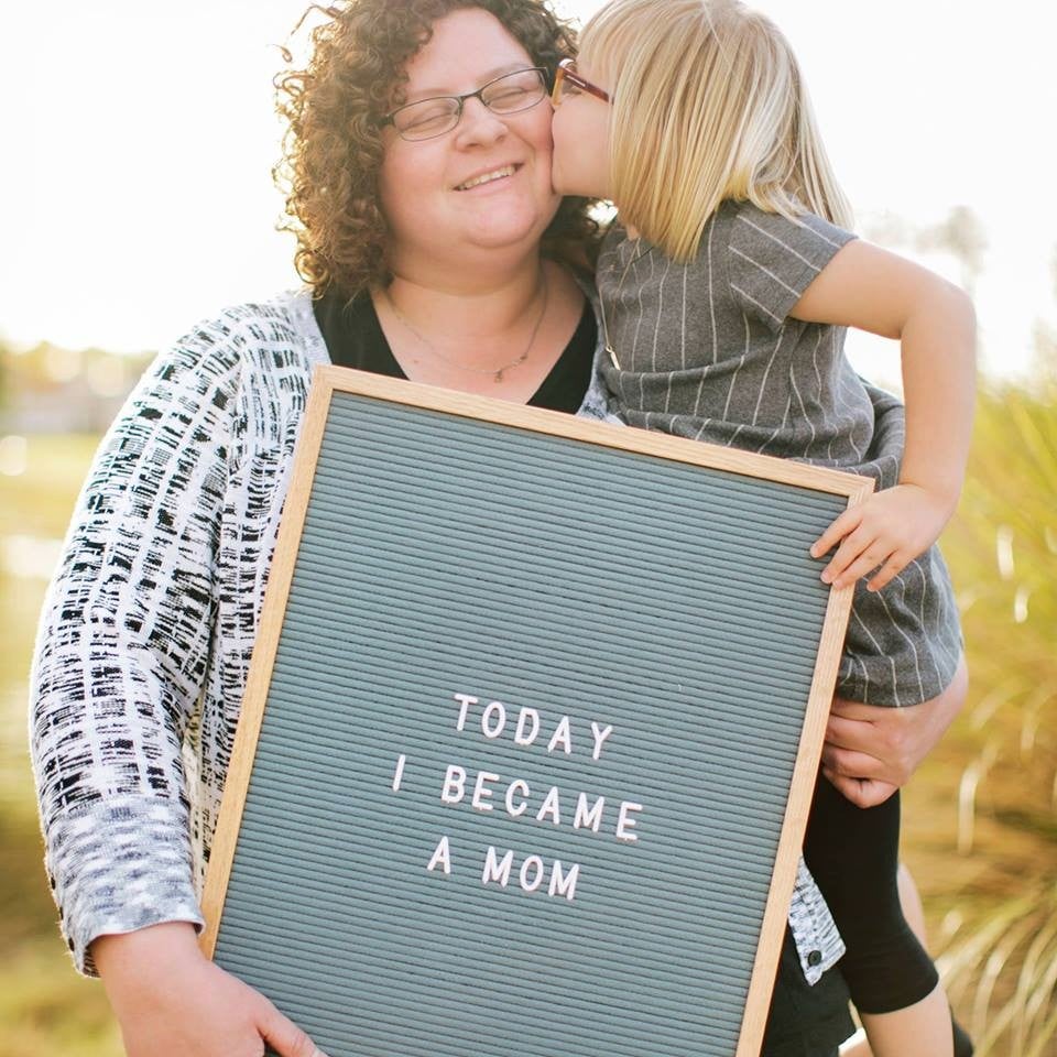 Adoption Day Photos With Signs For Friends and Family | POPSUGAR Family