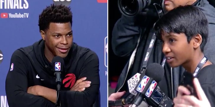 Kyle Lowry Interview With Kid Reporter Video | POPSUGAR Family